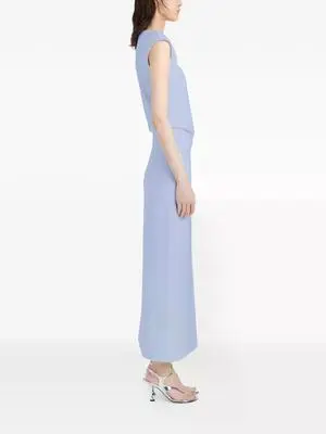 Proenza Schouler Damea Midi Dress - Blue