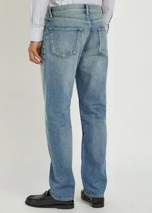 Saint Laurent Tapered-leg Denim Jeans - Indigo