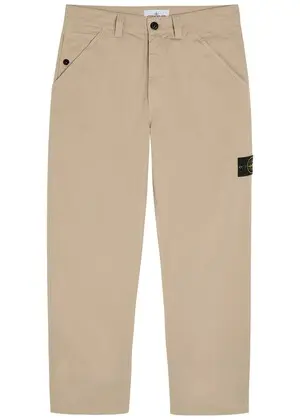 Stone Island Pleated Pants For Men