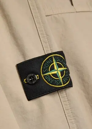 Stone Island Cotton Ripstop Straight-leg Trousers