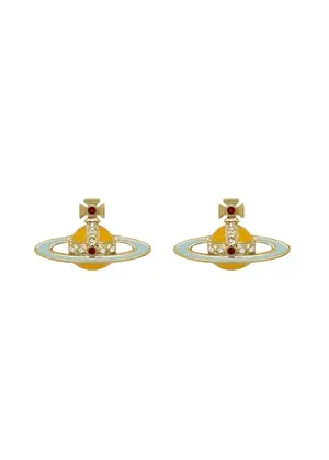 VIVIENNE WESTWOOD Small Neo Bas Relief Orb Stud Earrings - Multicoloured