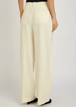 Maria Mcmanus Straight-leg Stretch-wool Trousers