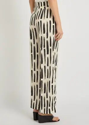 AKYN Perla Printed Trousers