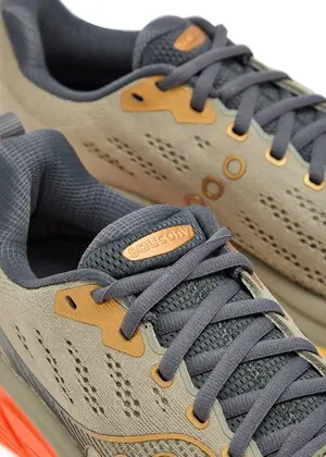 Saucony Hurricane 25 Mesh-knit Sneakers - Grey