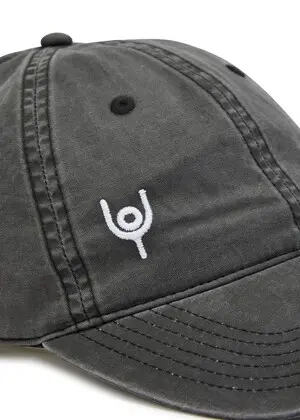 NOW YOU LIVE Origin Logo-embroidered Cotton Cap