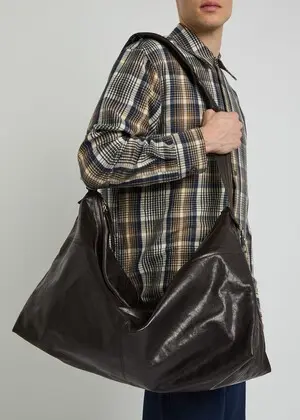 LEMAIRE Berlingot 72hr Leather Weekend Bag