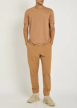 NOW YOU LIVE Saxby Tapered-leg Shell Sweatpants