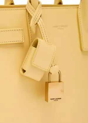 Saint Laurent Sac De Jour Nano Top Handle Bag - Yellow