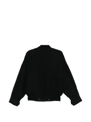 Giorgio Armani Geometric Texture Bomber Jacket