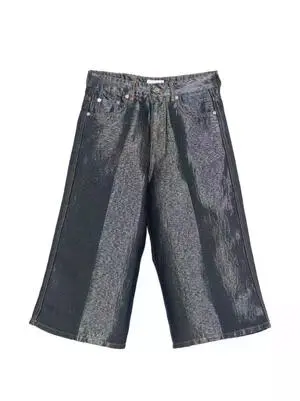 GANNI High-waisted Belt-loops Shorts