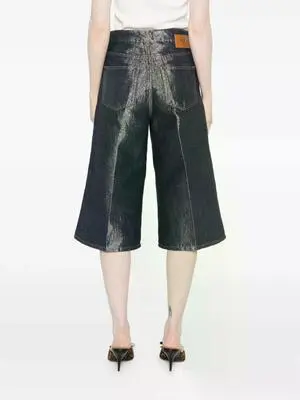 GANNI High-waisted Belt-loops Shorts