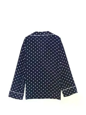 P.a.r.o.s.h Sbillo Polka-dot Long-sleeve Shirt - Blue