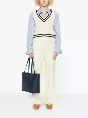 Ralph Lauren Striped V-neck Vest
