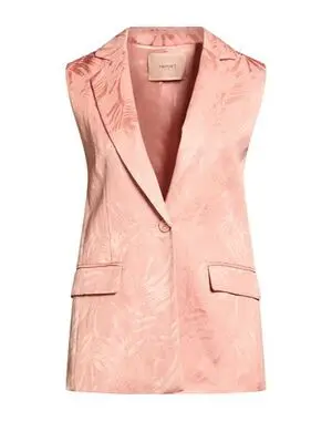 TWINSET Tailored Viscose-linen Vest - Pink