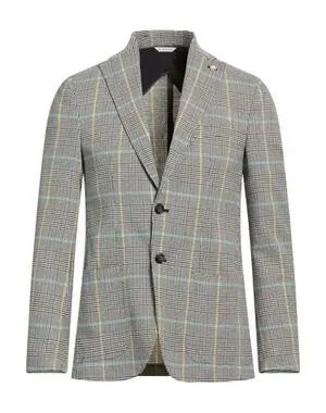 MANUEL RITZ Blazer Size Polyacrylic, Cotton, Elastane