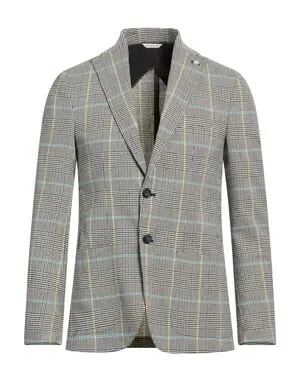 MANUEL RITZ Blazer Size Polyacrylic, Cotton, Elastane