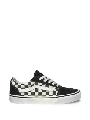 VANS Checkerboard Stripe Sneakers - Black