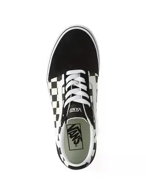 VANS Checkerboard Stripe Sneakers - Black