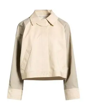 Sandro Cotton Gabardine Jacket - Ivory