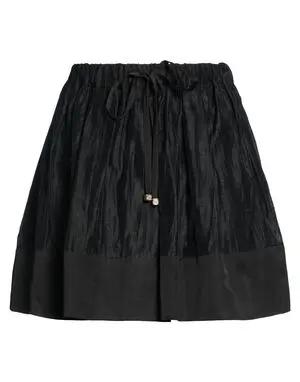 Sandro Mini Flared Skirt With Satin Trims