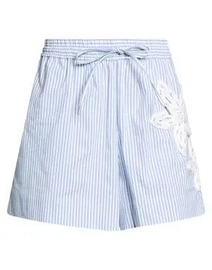Sandro Striped Embellished Relaxed Fit Shorts