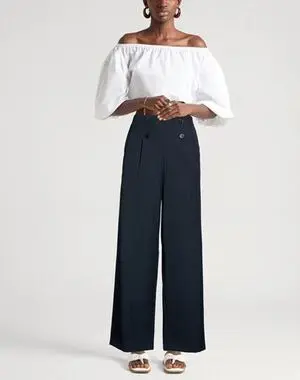 Sandro Wide-leg Gabardine Pants