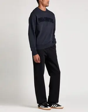 PARAJUMPERS Solid Cotton Sweatshirt With Logo - Navy