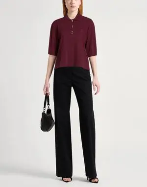 Sandro Piqué Polo Shirt With Buttoned Neckline