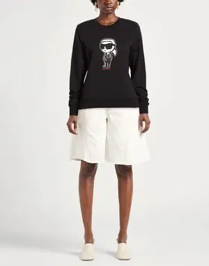 Karl Lagerfeld Organic Cotton Crewneck Sweatshirt