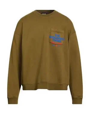 Dsquared2 Cotton Fleece Sweatshirt - Green