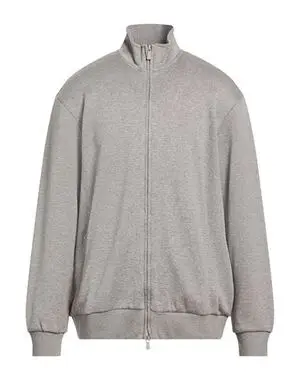 Eleventy Lightweight Cotton-polyamide Zip-up Sweatshirt - Grey