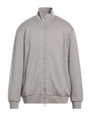 Eleventy Lightweight Cotton-polyamide Zip-up Sweatshirt - Grey