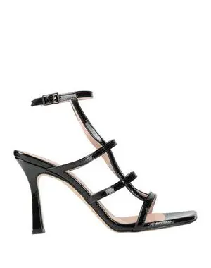 DIVINE FOLLIE Sandals In Synthetic Material - Black