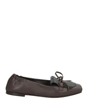 Brunello Cucinelli Leather Loafers With Appliqués