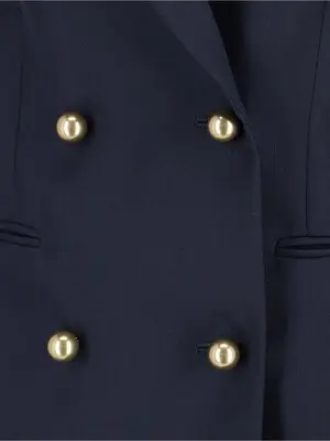 Seafarer Double-breasted "betty" Blazer - Blue