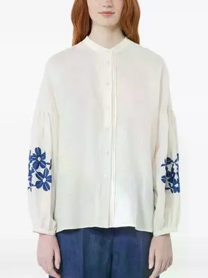 Max Mara Embellished-sleeve Blouse