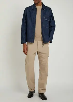 Stone Island Denim Overshirt - Blue
