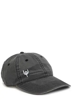 NOW YOU LIVE Origin Logo-embroidered Cap - Black