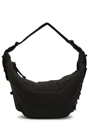 LEMAIRE Medium Quilted Nylon Canvas Shoulder Bag - Brown