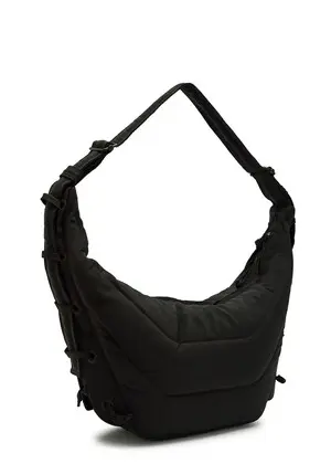 LEMAIRE Medium Quilted Nylon Canvas Shoulder Bag - Brown