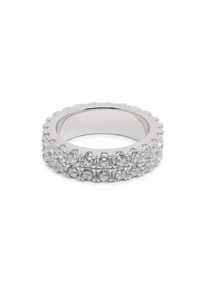 CERNUCCI Crystal-embellished Sterling Ring