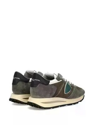Philippe Model Tropez Haute Triangle-patch Low-top Sneakers - Green