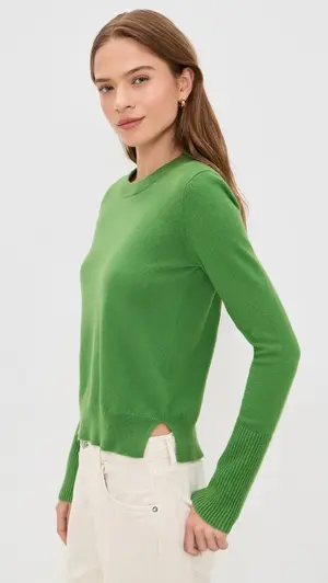 LA LIGNE Solid Lean Lines Sweater