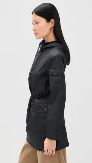 SAVE THE DUCK Diletta Jacket With Drawstring Waist And Hood