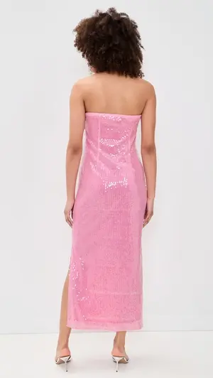 Endless Rose Strapless Sequined Maxi Dress - Pink