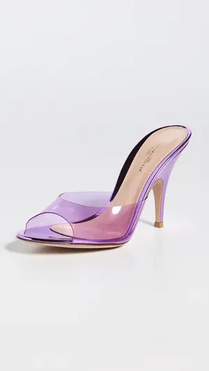 GIANVITO ROSSI Glass Metallic High Heel - Freesia