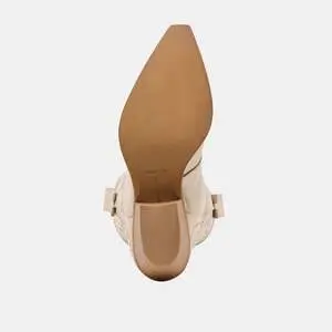 DOLCEVITA Sammy Mid-calf Western Boots - Bone Leather