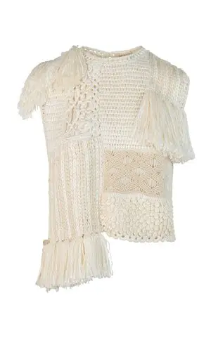 HEIRLOME Quinn Silk Top - Ivory