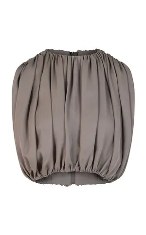 HEIRLOME Penny Silk Top - Grey