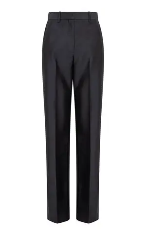 HEIRLOME Wool-silk Trousers - Black